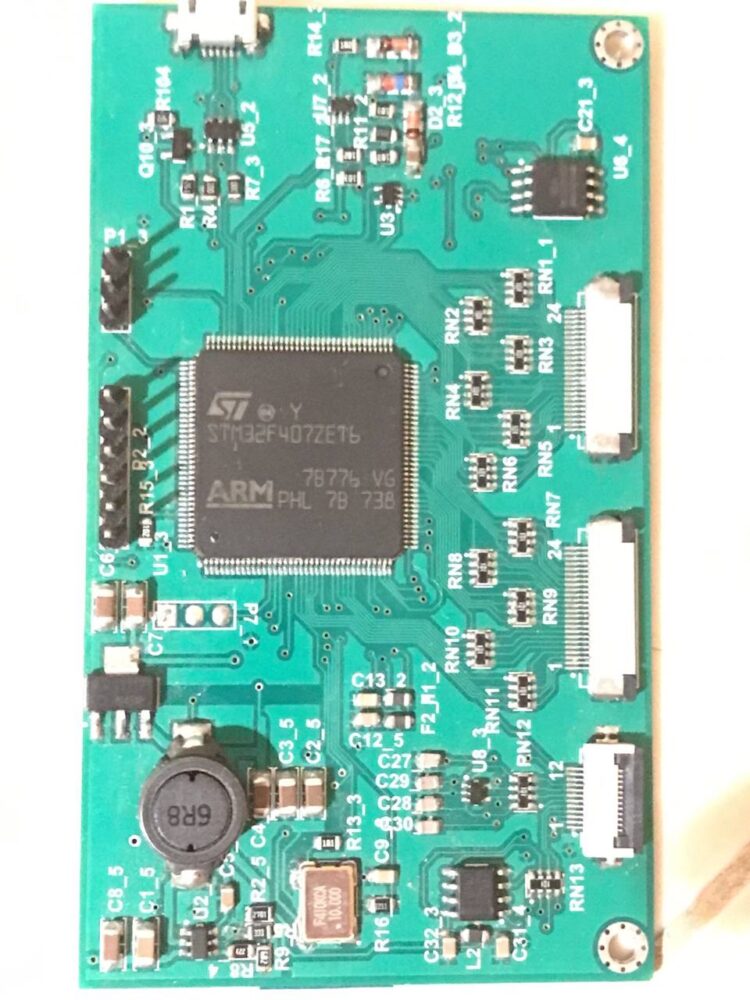 Arm Stm32f407zet6 سامانه پالت انبار مازاد قطعات الکترونیک