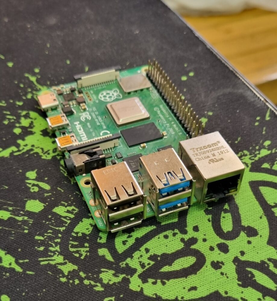 Raspberry Pi 4B 1GB | سامانه پالت- انبار قطعات مازاد الکترونیک